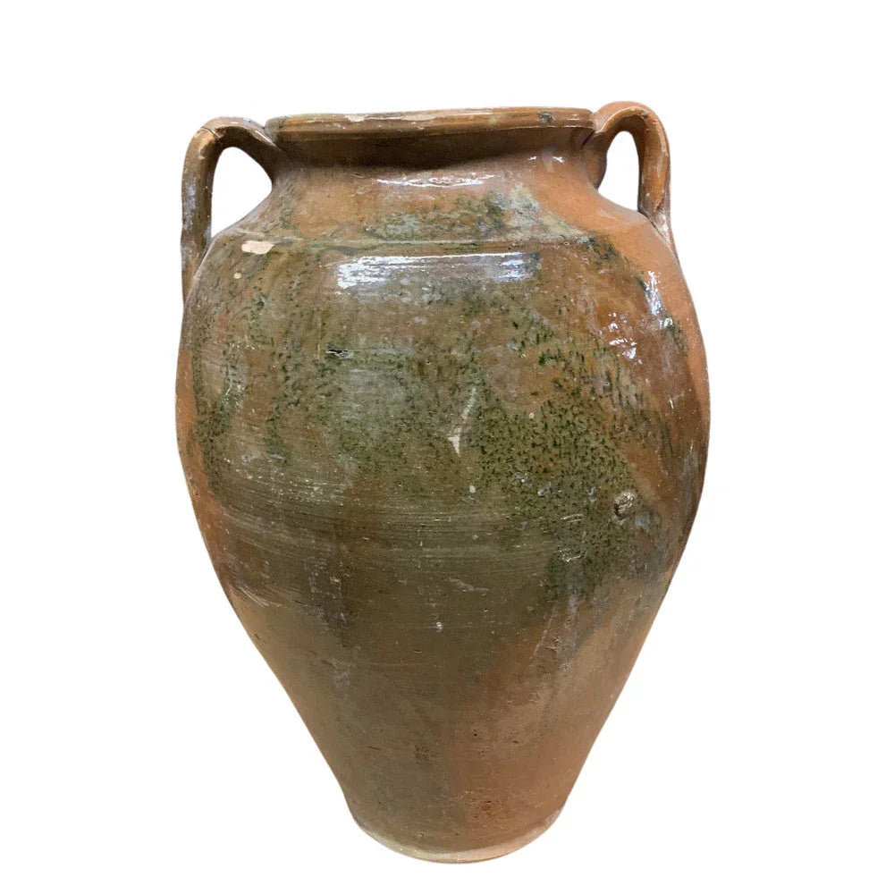 Vintage Glazed Kinik Olive Oil Jar – Berbere Imports